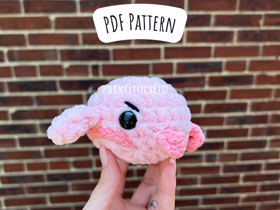 No Sew Mini Blob Fish Crochet Pattern, Amigurumi Instructions, Sea ...