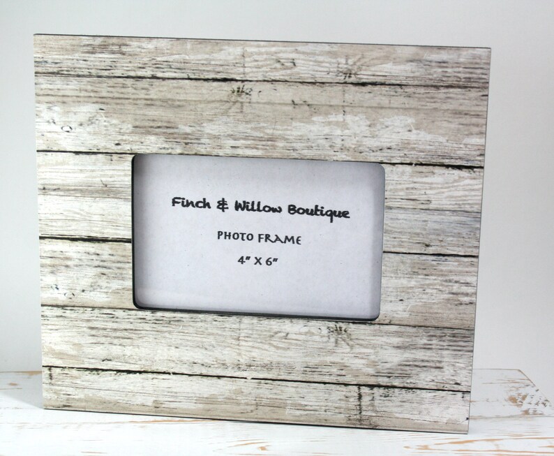 Rustic Picture Frame Decoupaged Frame Rectangle Frame Photo | Etsy