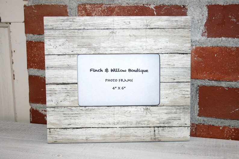 Rustic Picture Frame Decoupaged Frame Rectangle Frame Photo | Etsy