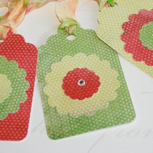 Spring Flower Tags // Flower Gift Tags // Shabby Chic Gift Tags - Etsy