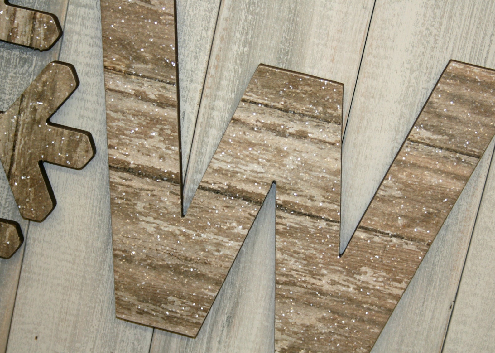 Glitter Wall Letters SNOW Letters Winter Decor Christmas | Etsy