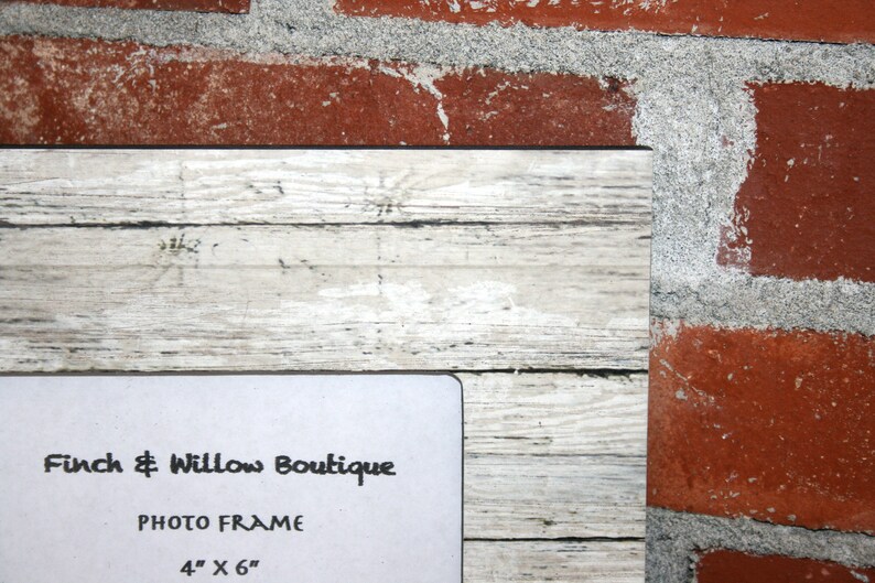 Rustic Picture Frame, Decoupaged Frame, Rectangle Frame, Photo Frame, 4 ...