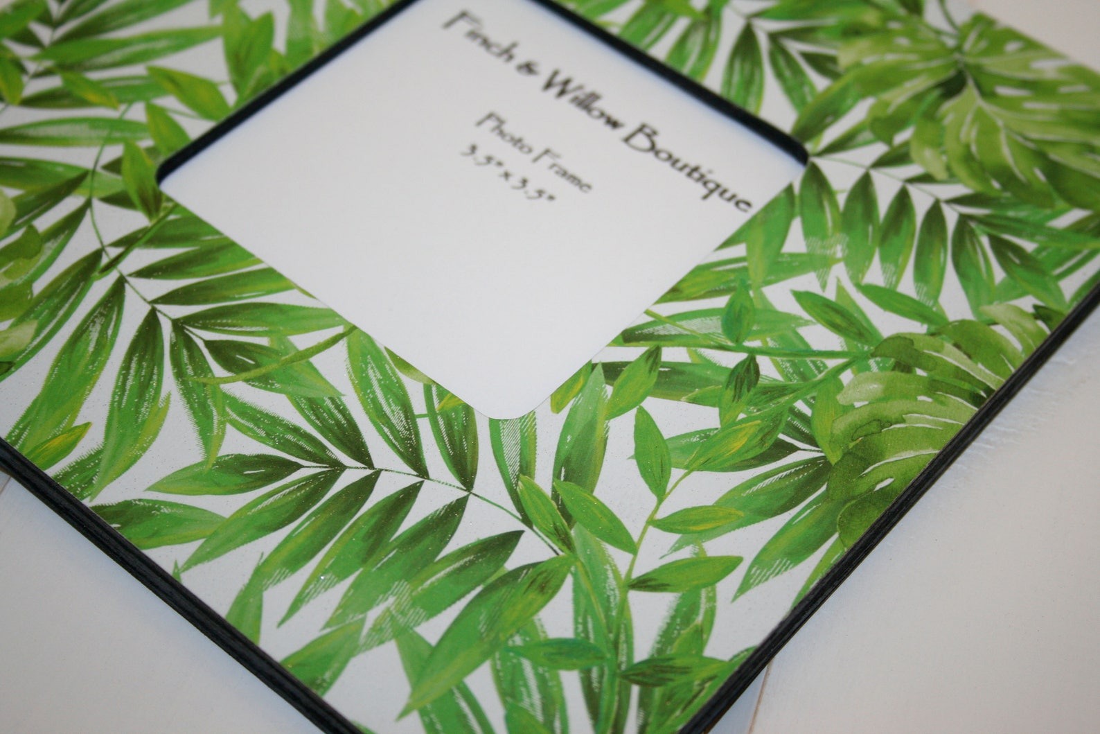 Tropical Picture Frame Tropical Leaves Botanical Picture - Etsy