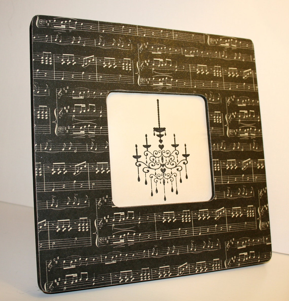 Picture frame Photo frame Sheet music frame Black photo | Etsy