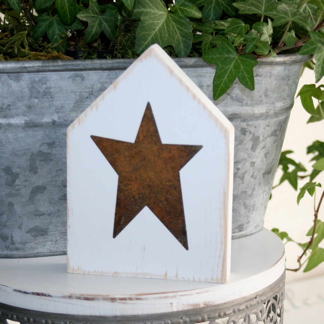 Rustic Wood House, Tiered Tray Decor, Farmhouse, Mini Wood House - Etsy