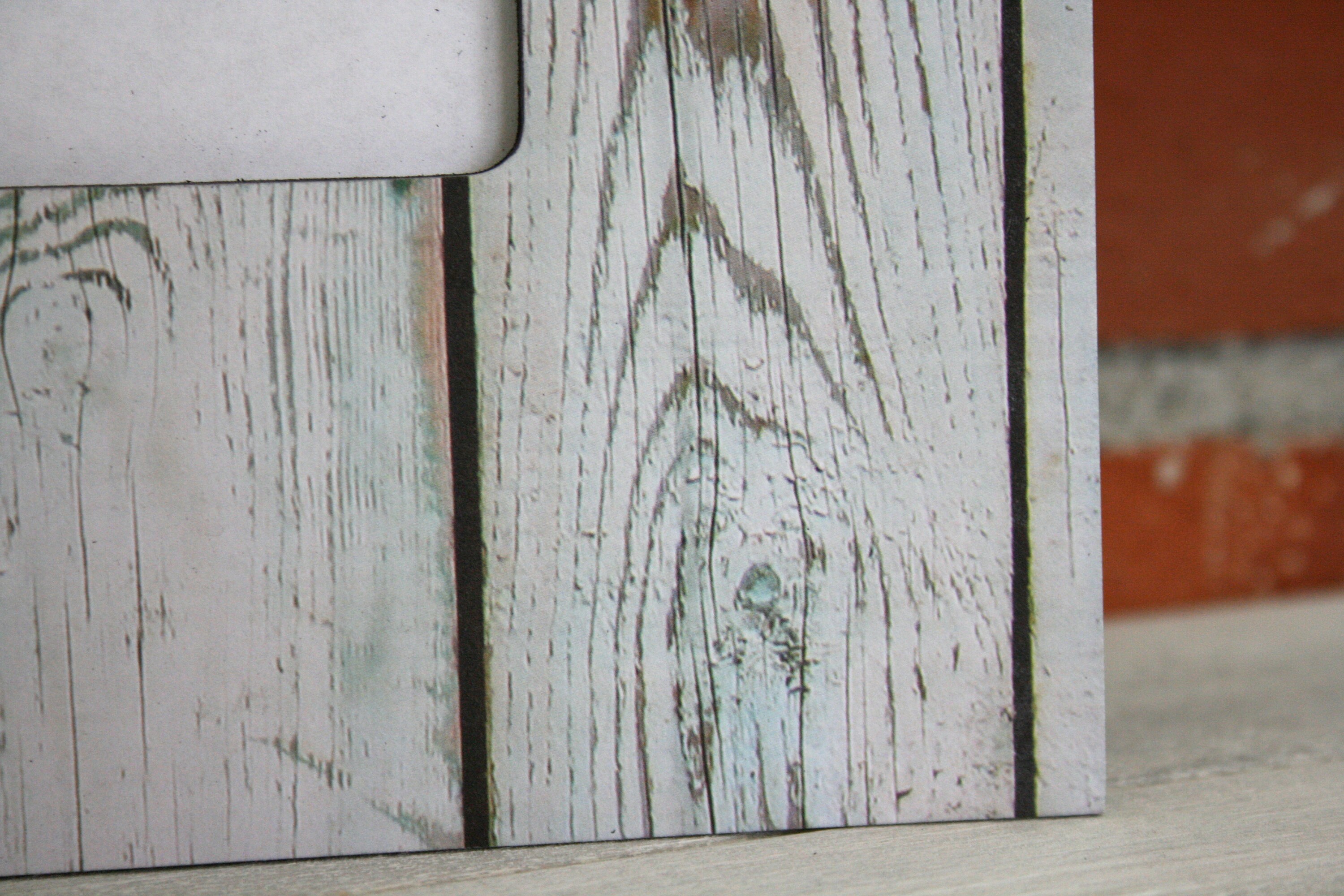 Cottage Style Picture Frame, Whitewashed Wood Frame, Rectangle Frame ...
