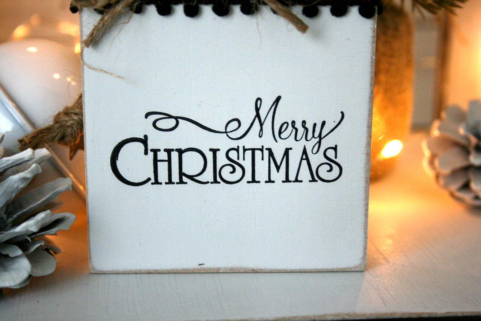 Merry Christmas Wood Tag, Christmas Tag, Christmas Tiered Tray, Tiered ...