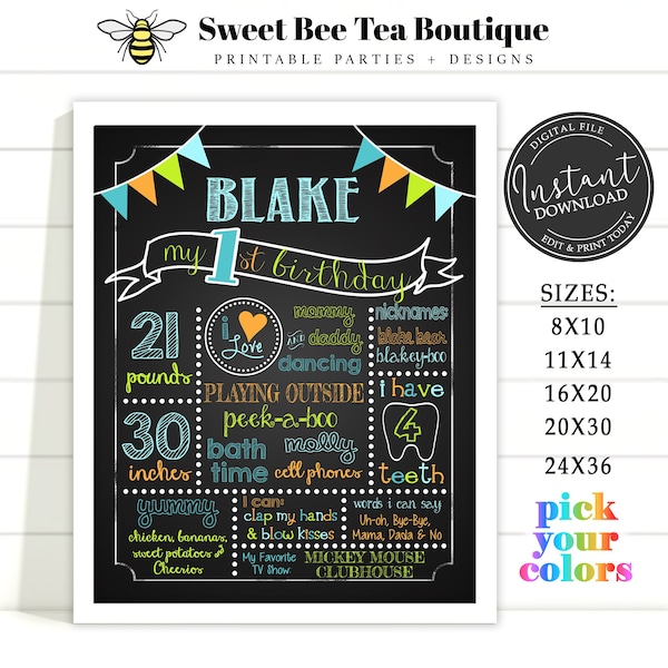 Chalkboard Photo Prop - Etsy