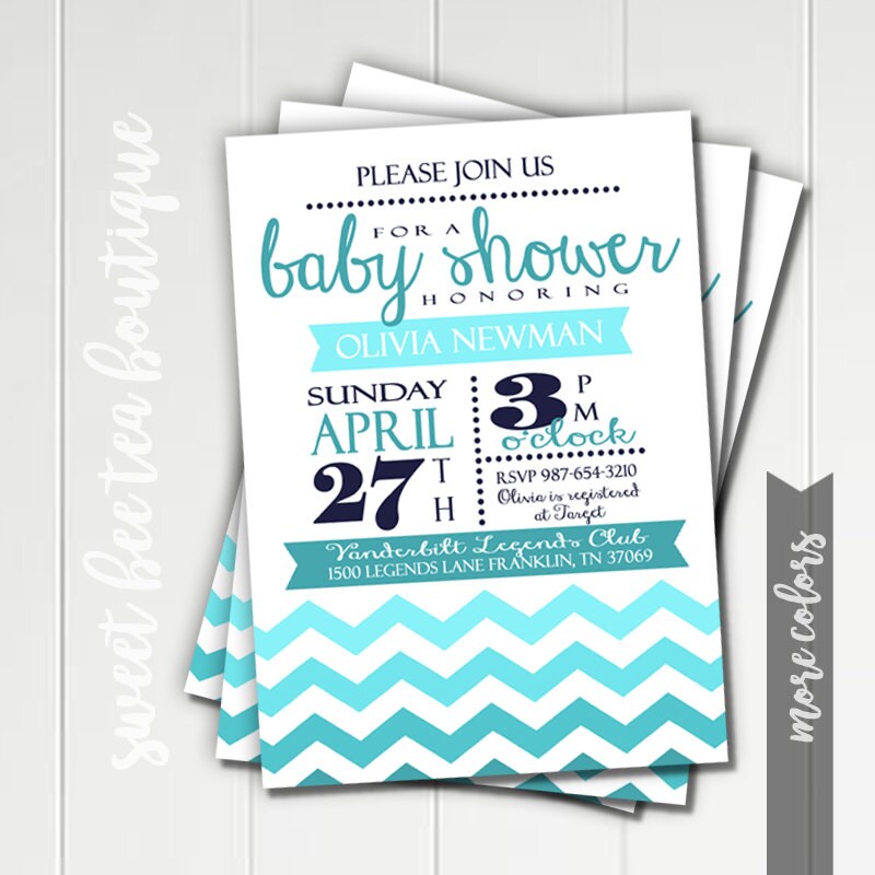 Coral Aqua Chevron - Etsy