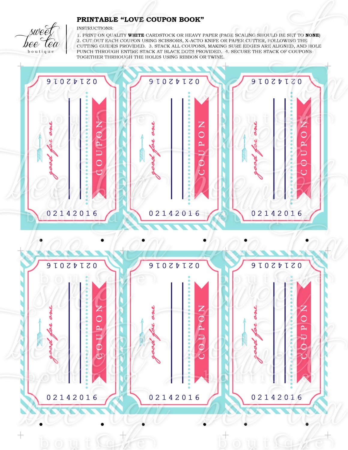 Kids Love Coupon Book - Valentine's Day - Birthday - Gift for Children ...