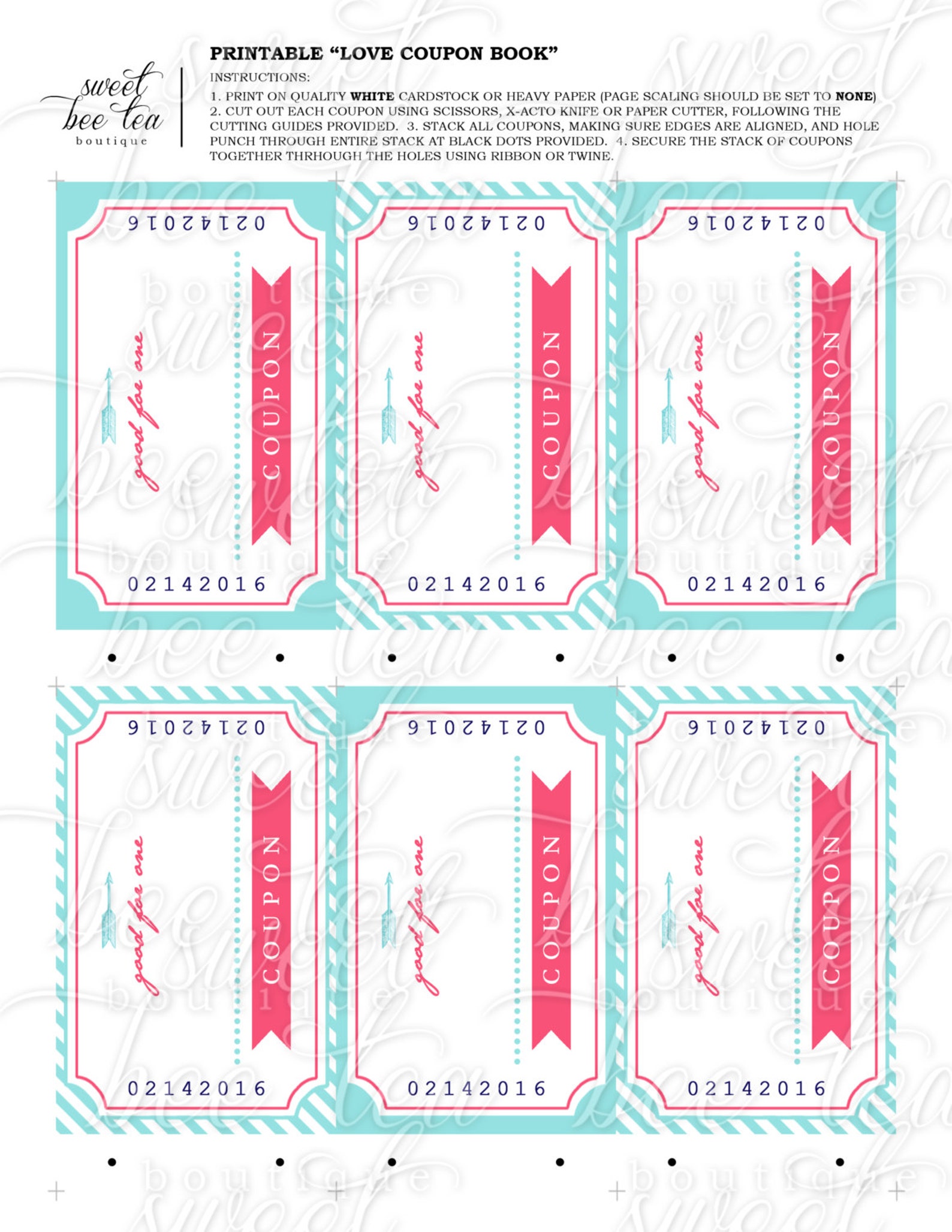 Kids Love Coupon Book - Valentine's Day - Birthday - Gift for Children ...