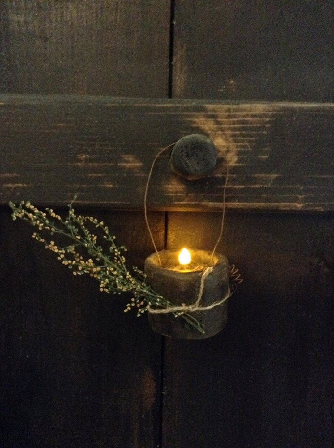 Hanging Cubby Light W/tealight - Etsy