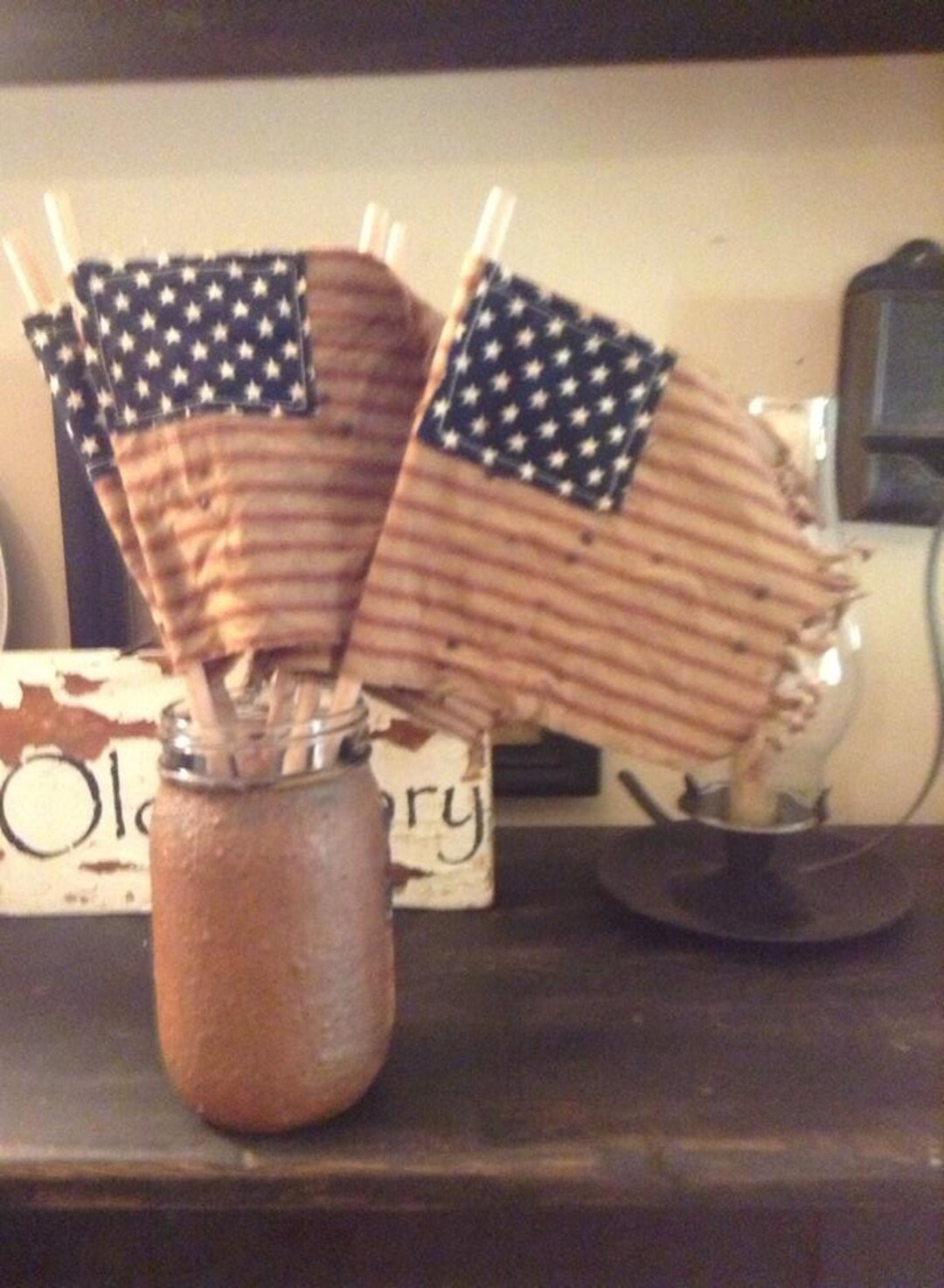 Set of 5 Primitive Crock Flags - Etsy