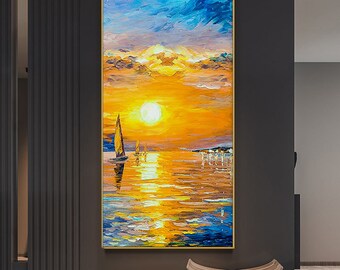 Modern Oil Painting on Canvas Abstract Oil Painting Hand Painted Large ...