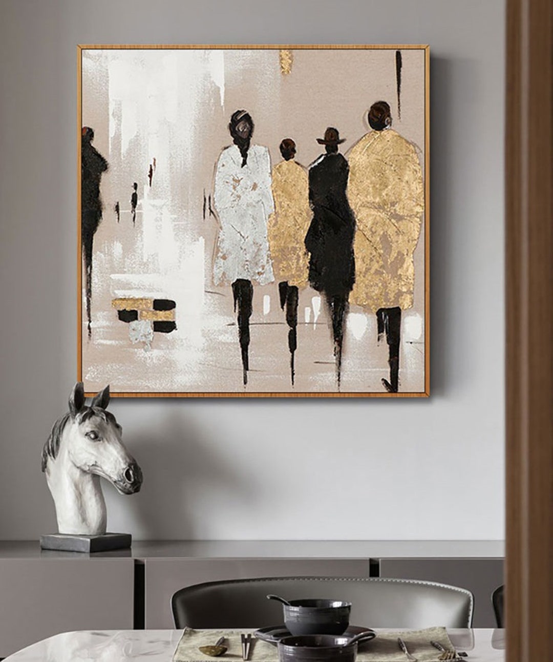 Modern Oil Painting on Canvas Abstract Oil Painting Hand Painted Large ...