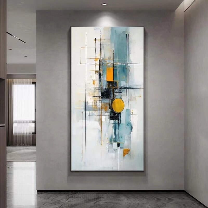 Modern Abstract Canvas - Etsy