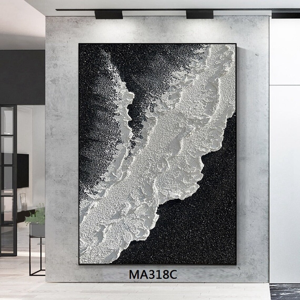 Abstract Oil Painting on Canvas Modern Oil Painting Hand - Etsy