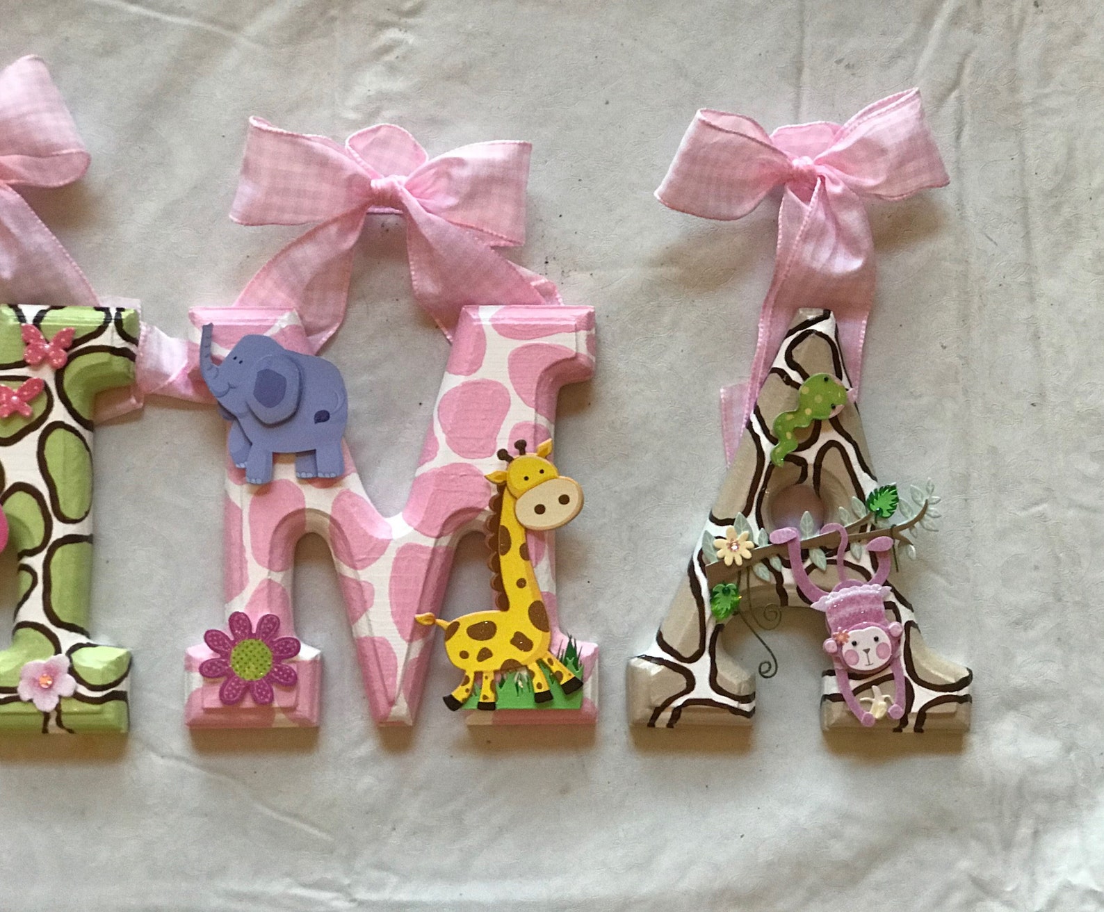 Custom "twins" Hanging Letters for Nursery or Child's Bedroom - 13.25 ...