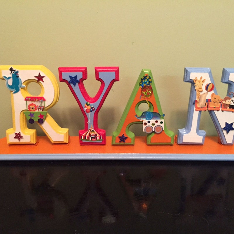 Wooden Wall Letters - Etsy