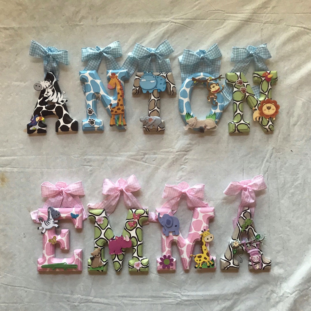 Custom "twins" Hanging Letters for Nursery or Child's Bedroom - 13.25 ...