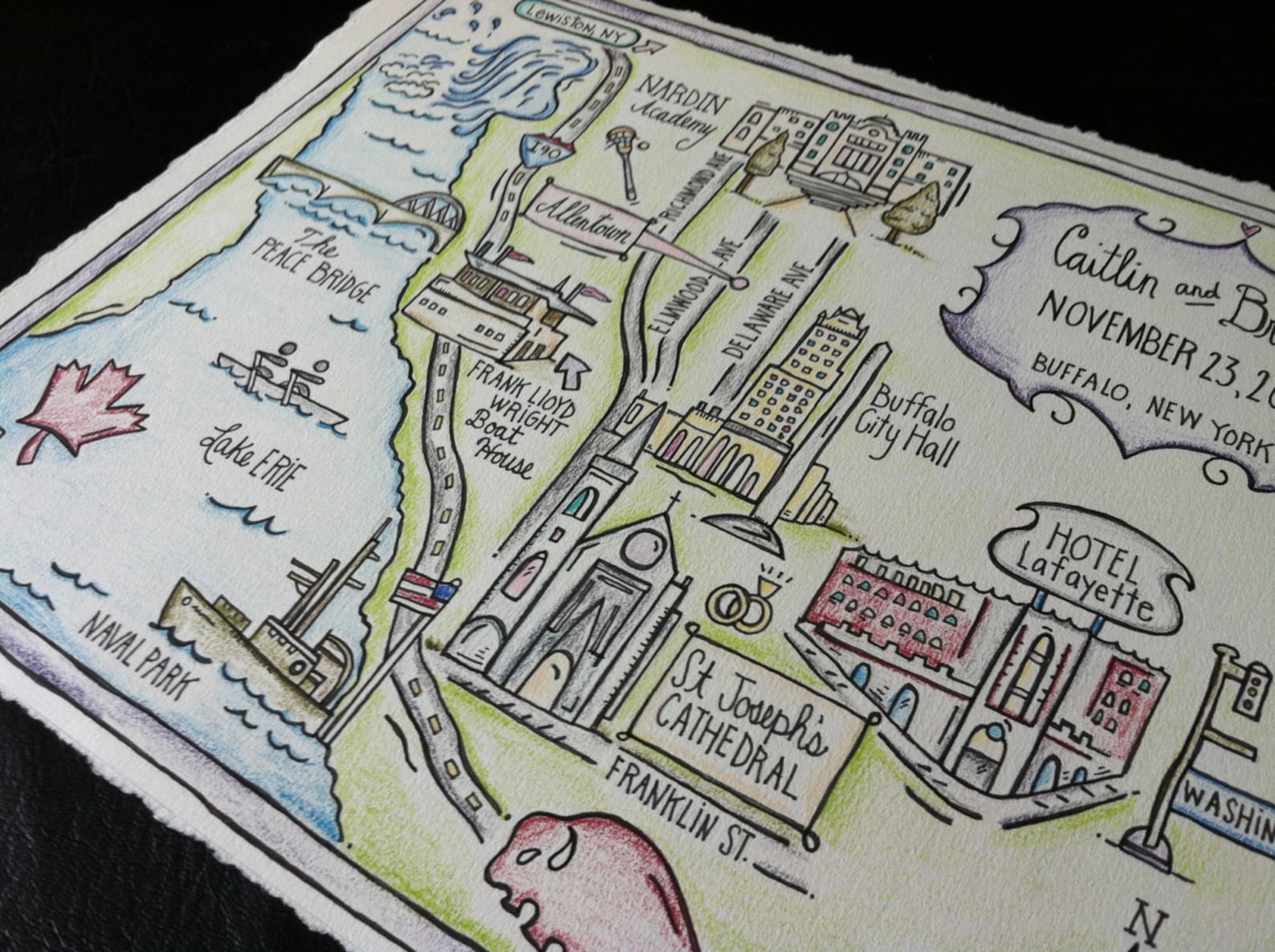 Large Hand Drawn Family Map: PDF Only | Etsy