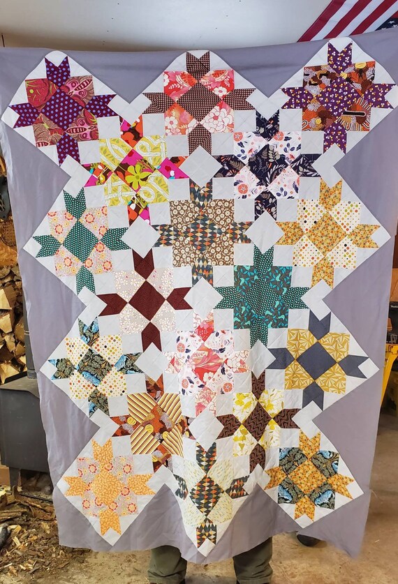 Bohemian Weather Vane Quilt Top | Etsy