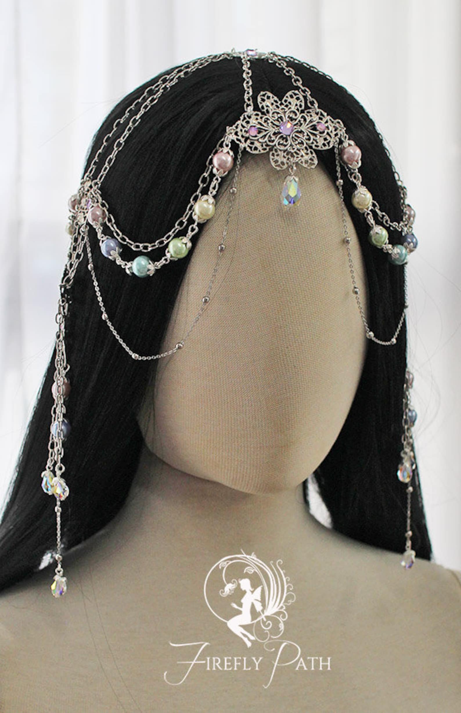TUTORIAL How to Make a Hair Chain Lariat PDF - Etsy