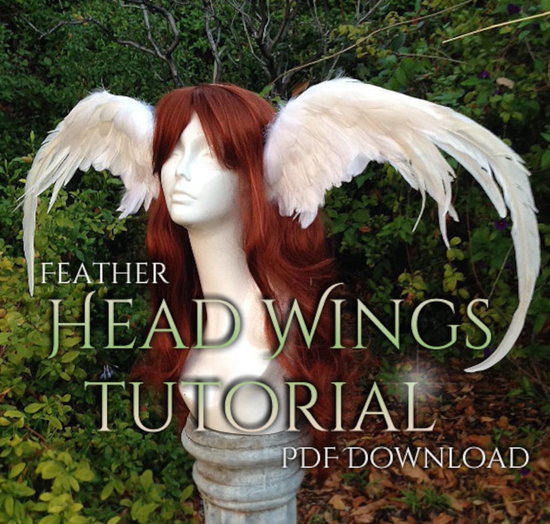 TUTORIAL How to Make Feather Head Wings - Etsy