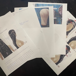 TUTORIAL How to Make a Hair Chain Lariat PDF - Etsy