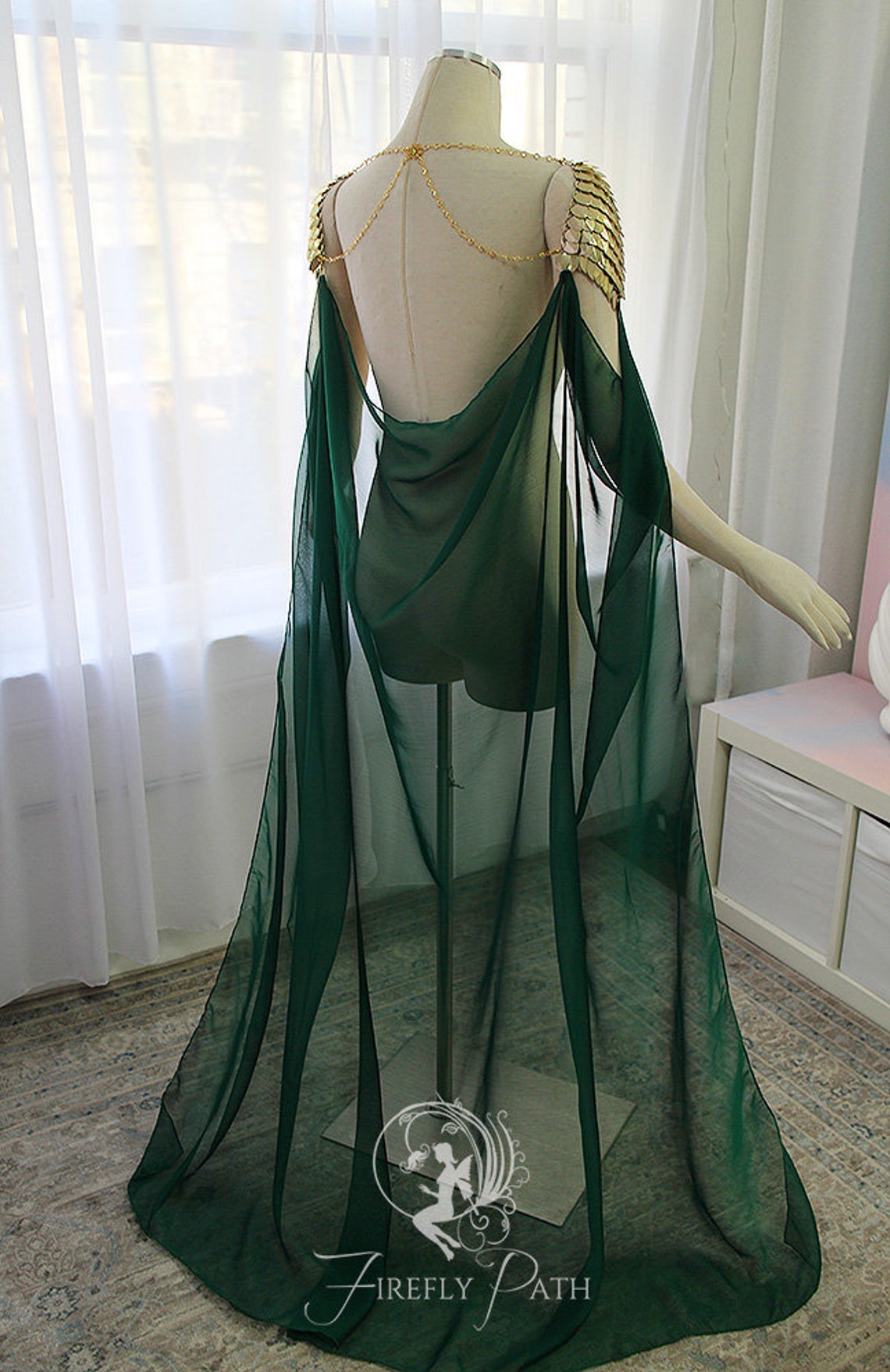 TUTORIAL How to Make Scale Mail Cape | Etsy UK