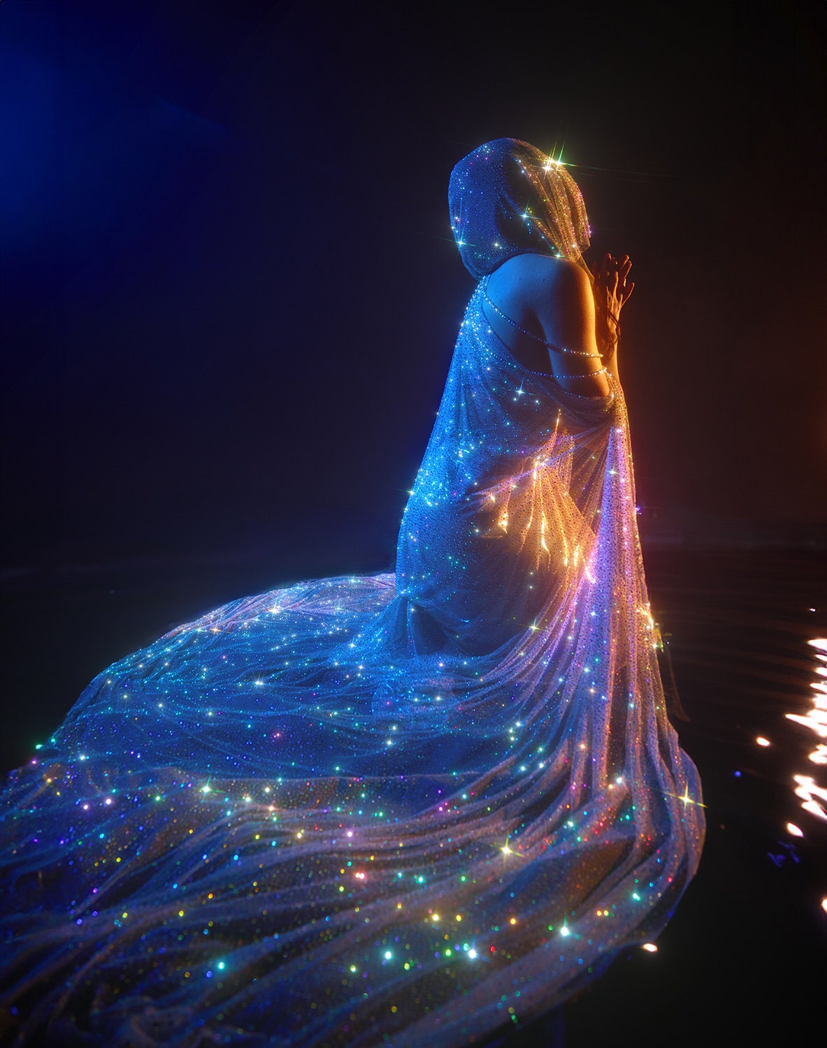 Ethereal Crystal Cape - Etsy