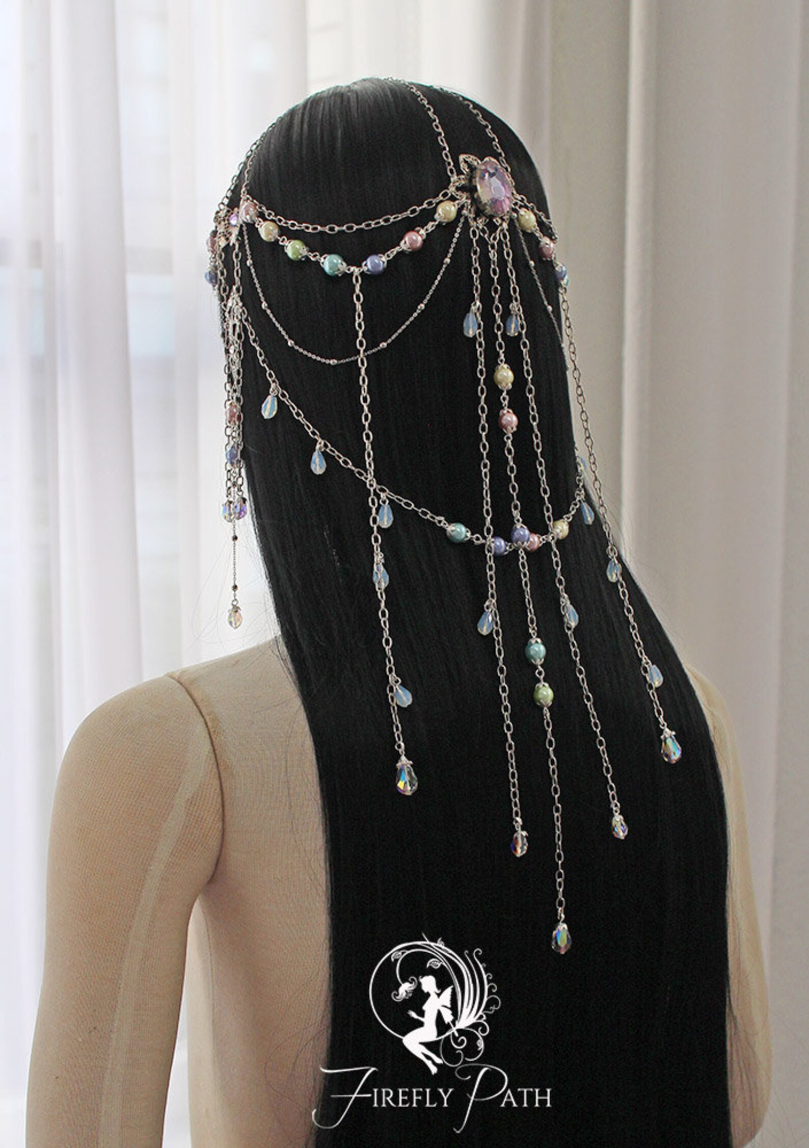 TUTORIAL How to Make a Hair Chain Lariat PDF - Etsy