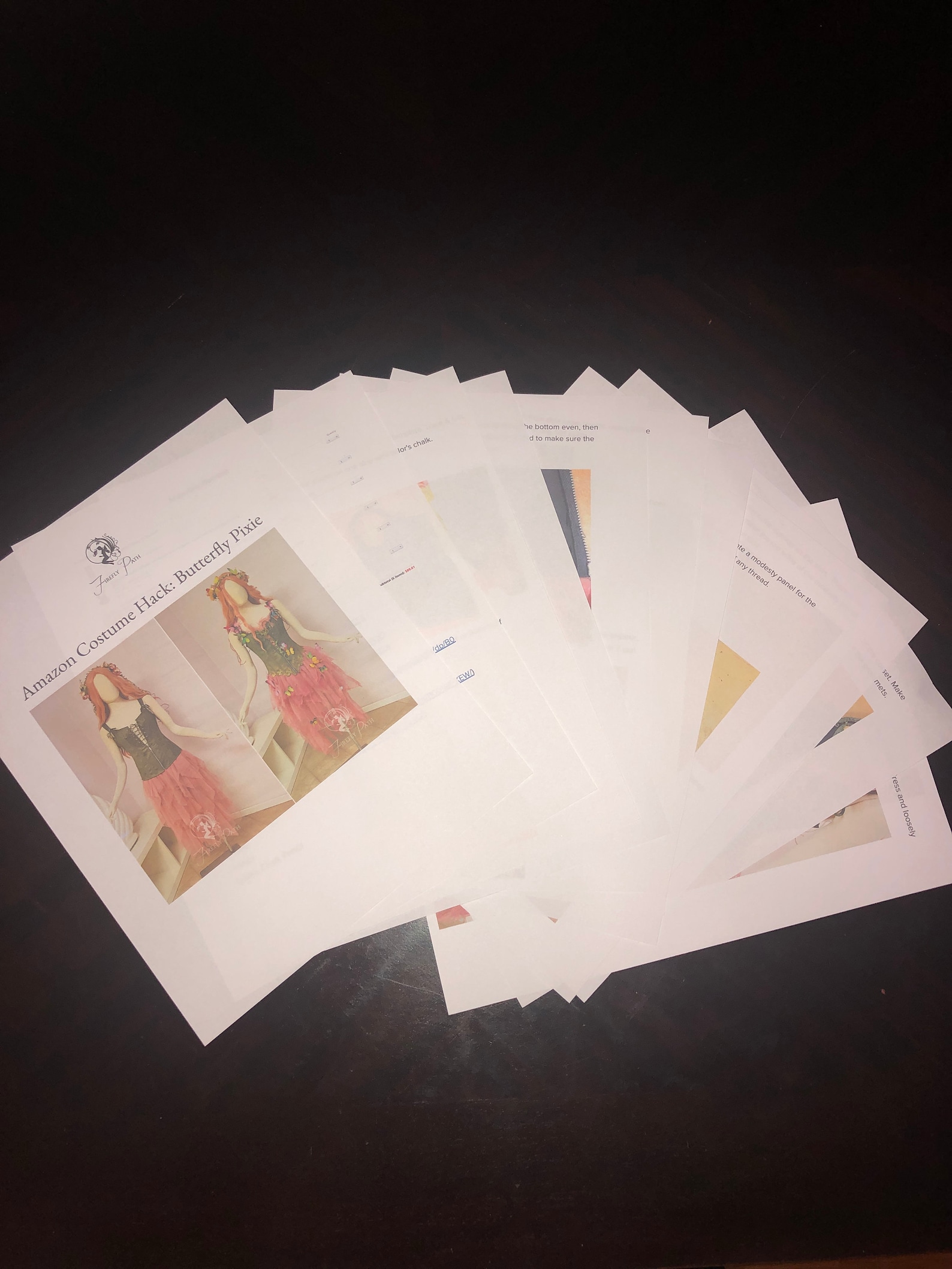 TUTORIAL Amazon Costume Hack: Butterfly Pixie - Etsy