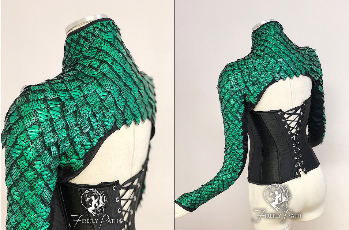 SEWING PATTERN How to Make Dragon Scales Bolero Pattern - Etsy