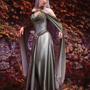 Elven Bridal Gown & Cape - Etsy