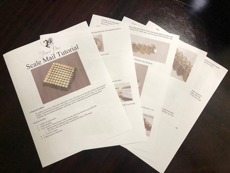 TUTORIAL how to make Scale Mail Cape | Etsy