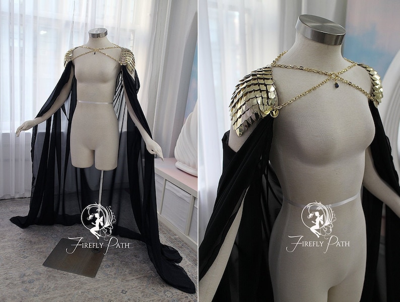 Gold Scale Mail Cape - Etsy