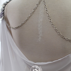 Silver Scale Mail Cape - Etsy