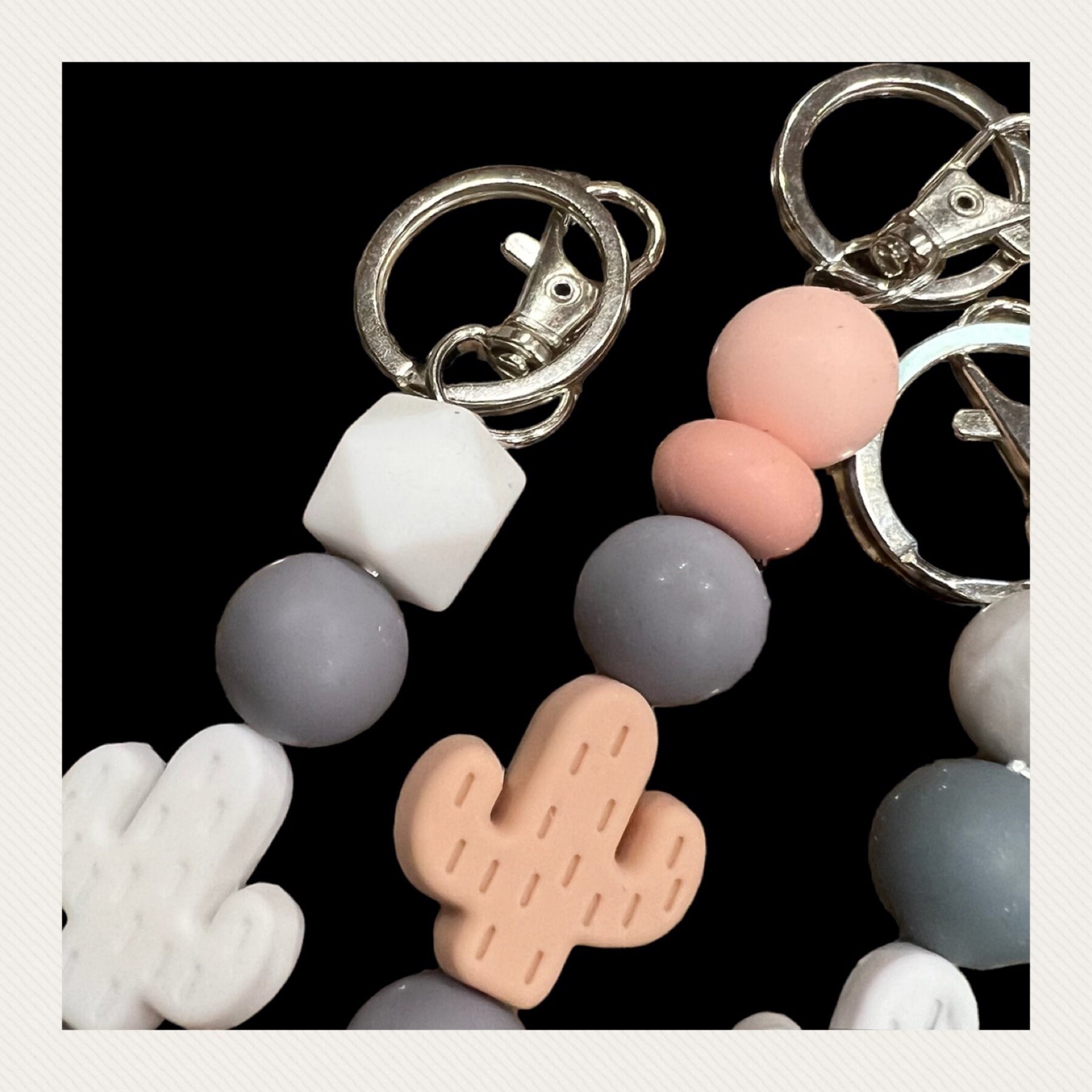 Silicone Cactus Key Rings, Car Key Rings, Purse Key Ring,backpack Key ...