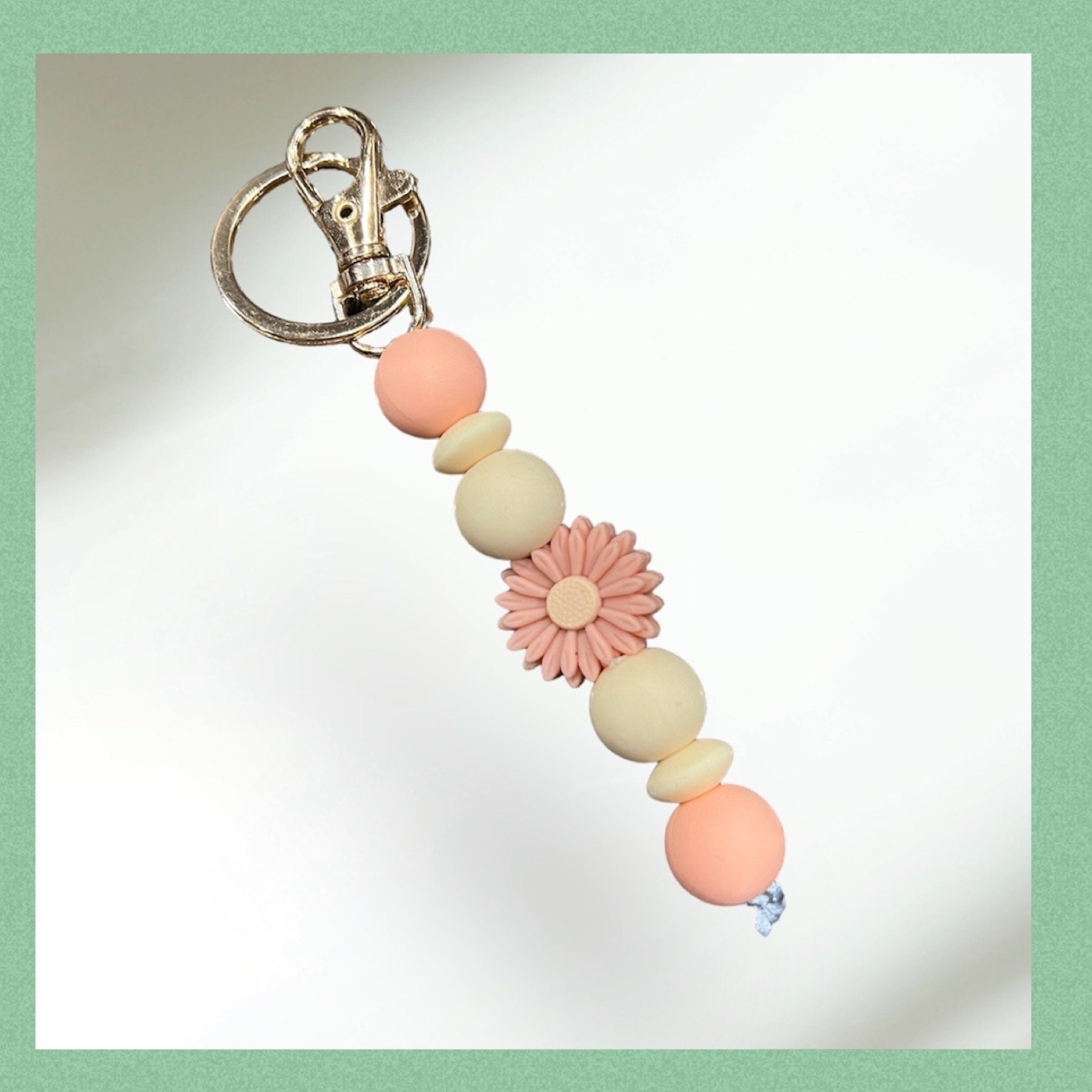 Silicone Daisy Key Rings, Car Key Rings, Purse Key Ring,backpack Key ...