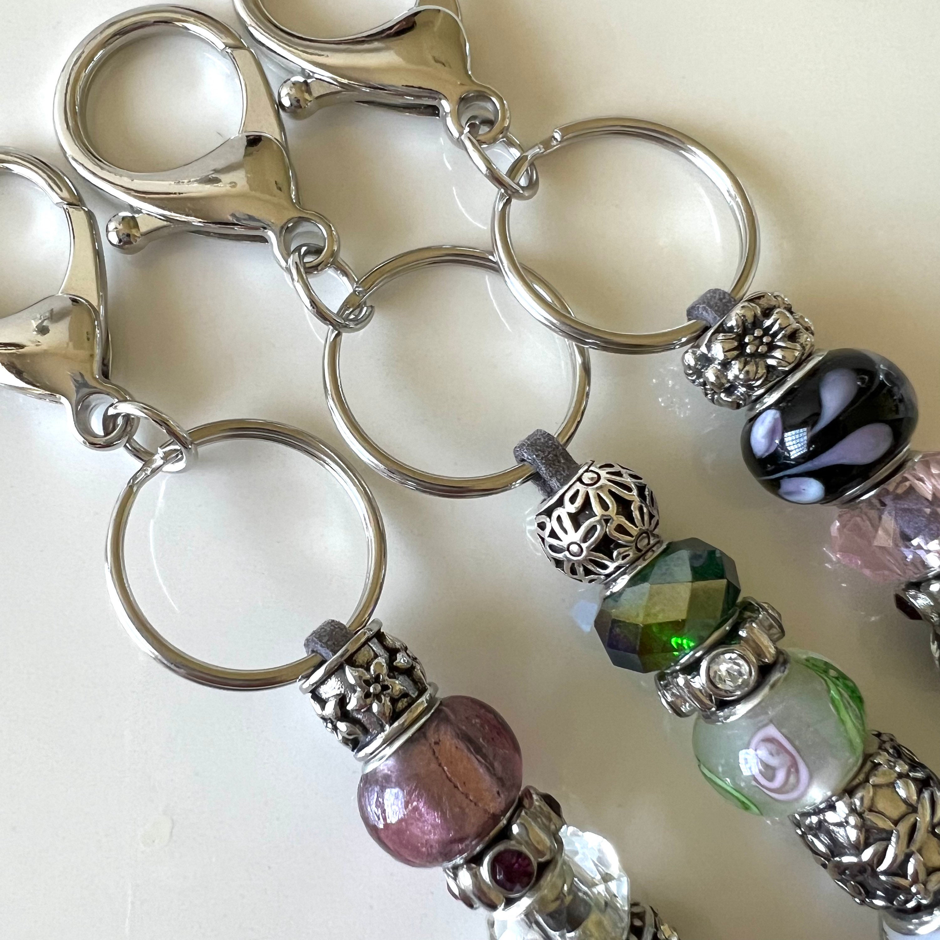 Chunky Beaded Key Holders, Beaded Key Chains, Designer Key Holders ...
