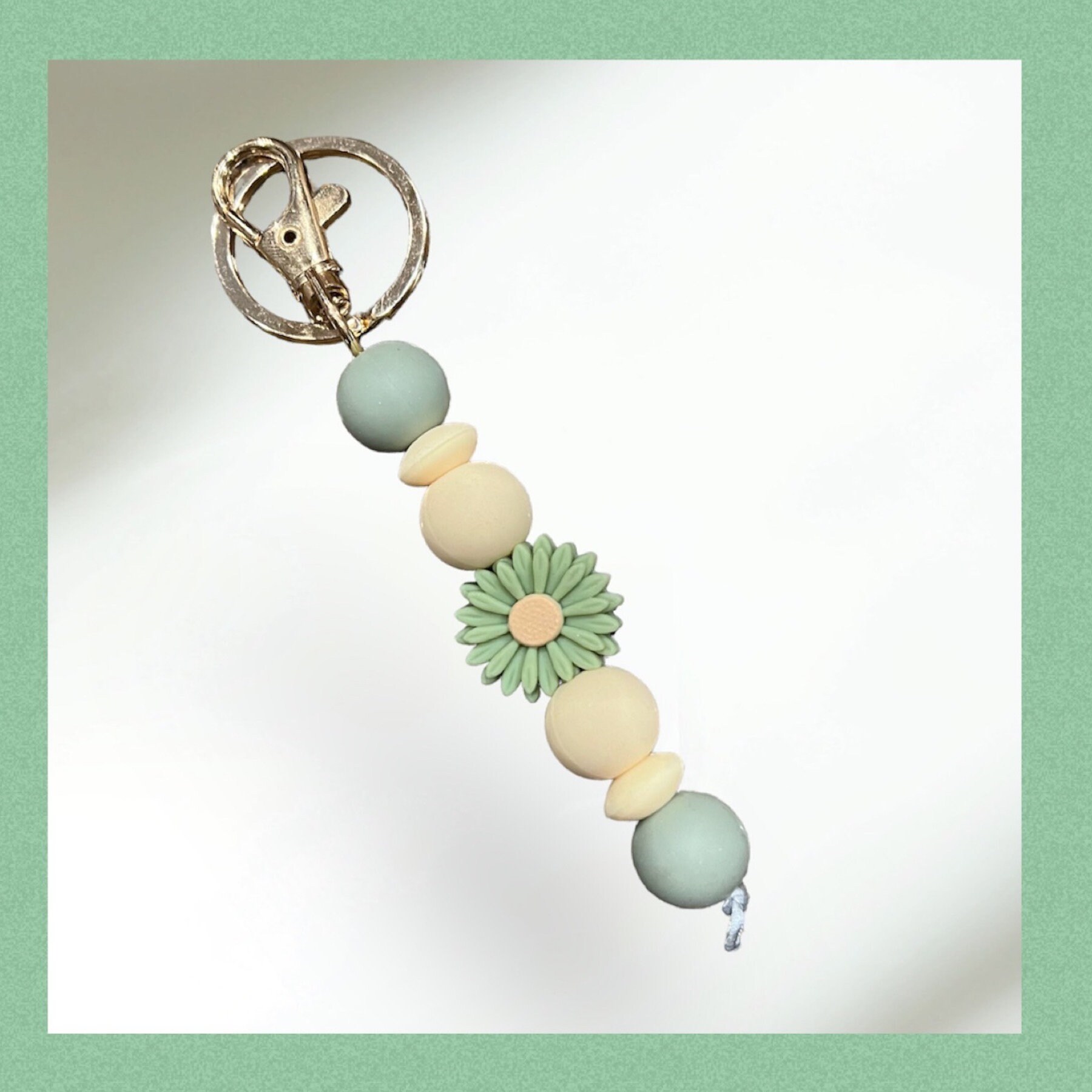 Silicone Daisy Key Rings, Car Key Rings, Purse Key Ring,backpack Key ...