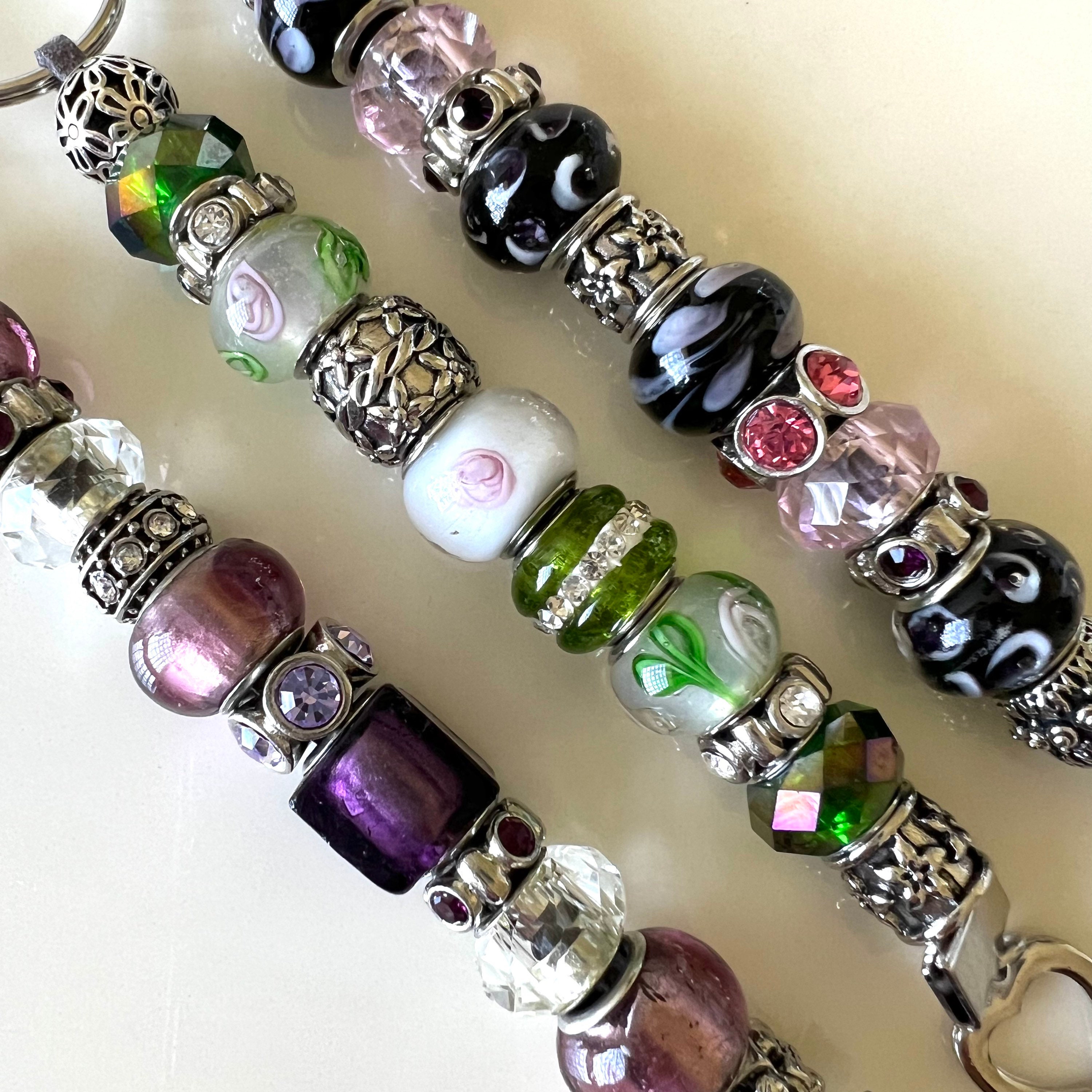 Chunky Beaded Key Holders, Beaded Key Chains, Designer Key Holders ...