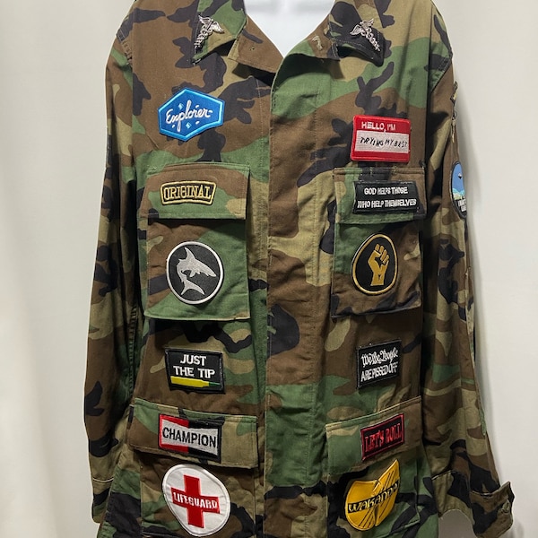 Army Fatigue Jacket - Etsy