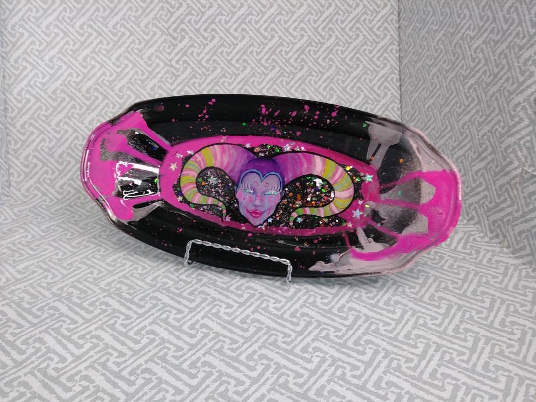 Funfetti Space Clown: Unique Rolling Tray, Large, Iridescent, Tray ...