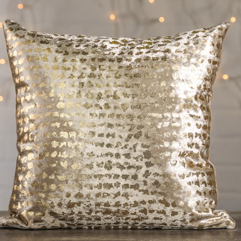 Metallic Gold Pillow - Etsy