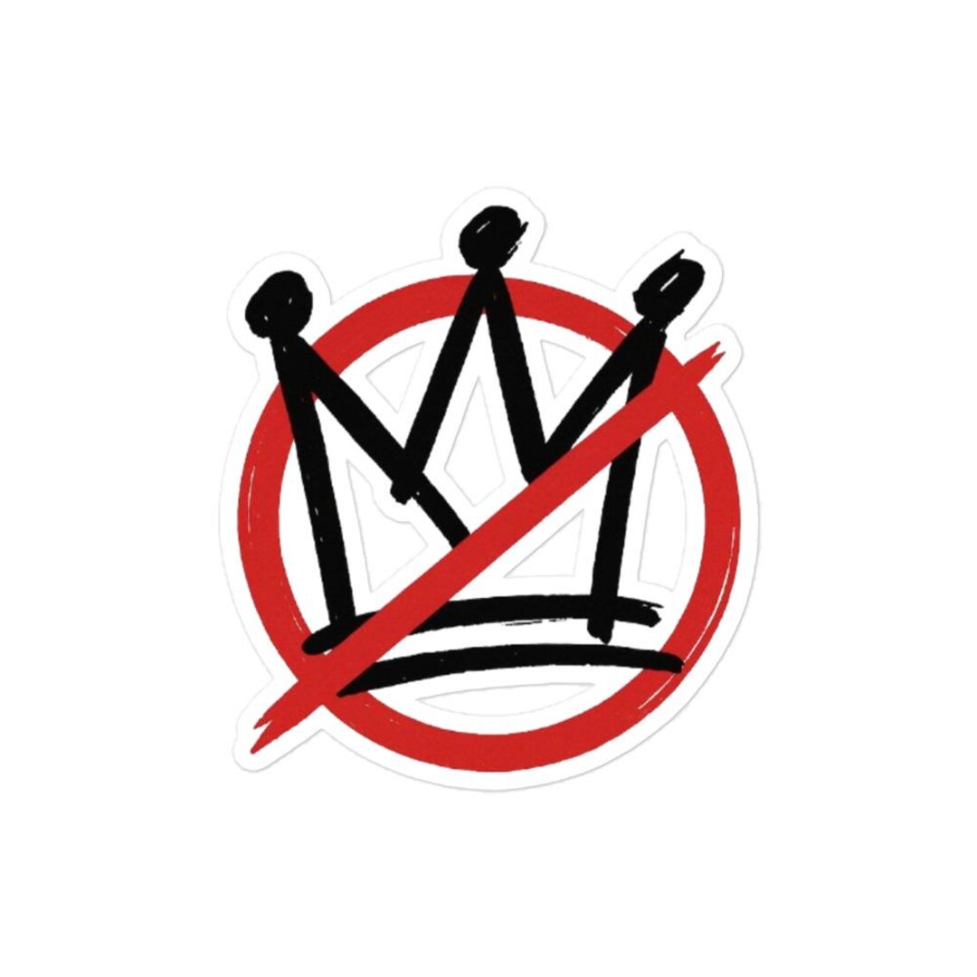 No Kings Sticker - No Kings Bumper Sticker - No Kings Decal - No Kings ...