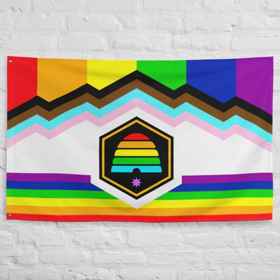 Large Utah Pride Flag, Utah LGBTQ Flag, - Etsy