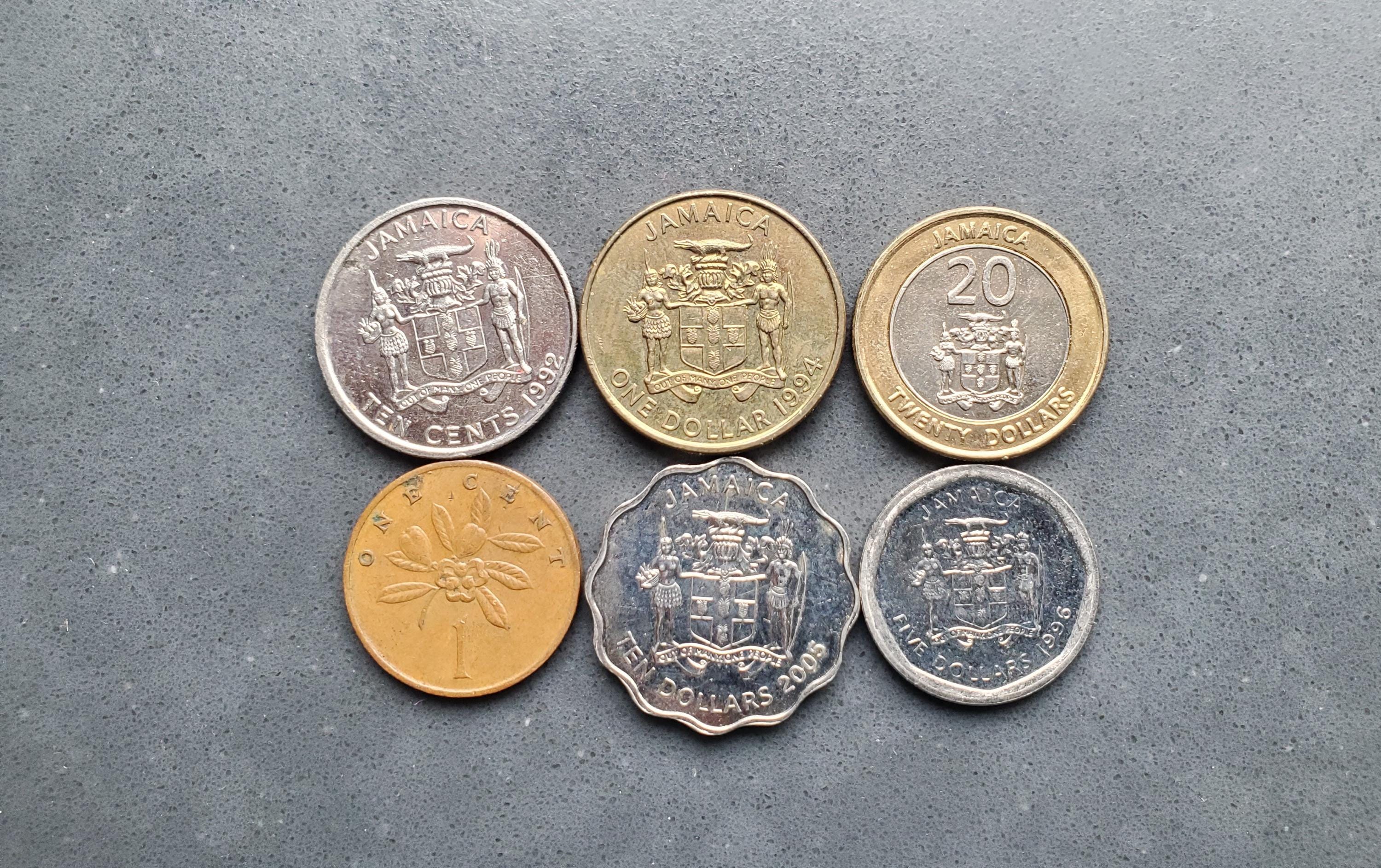 Jamaican Money Coins Jamaican Currency Hi Res Stock Photography And