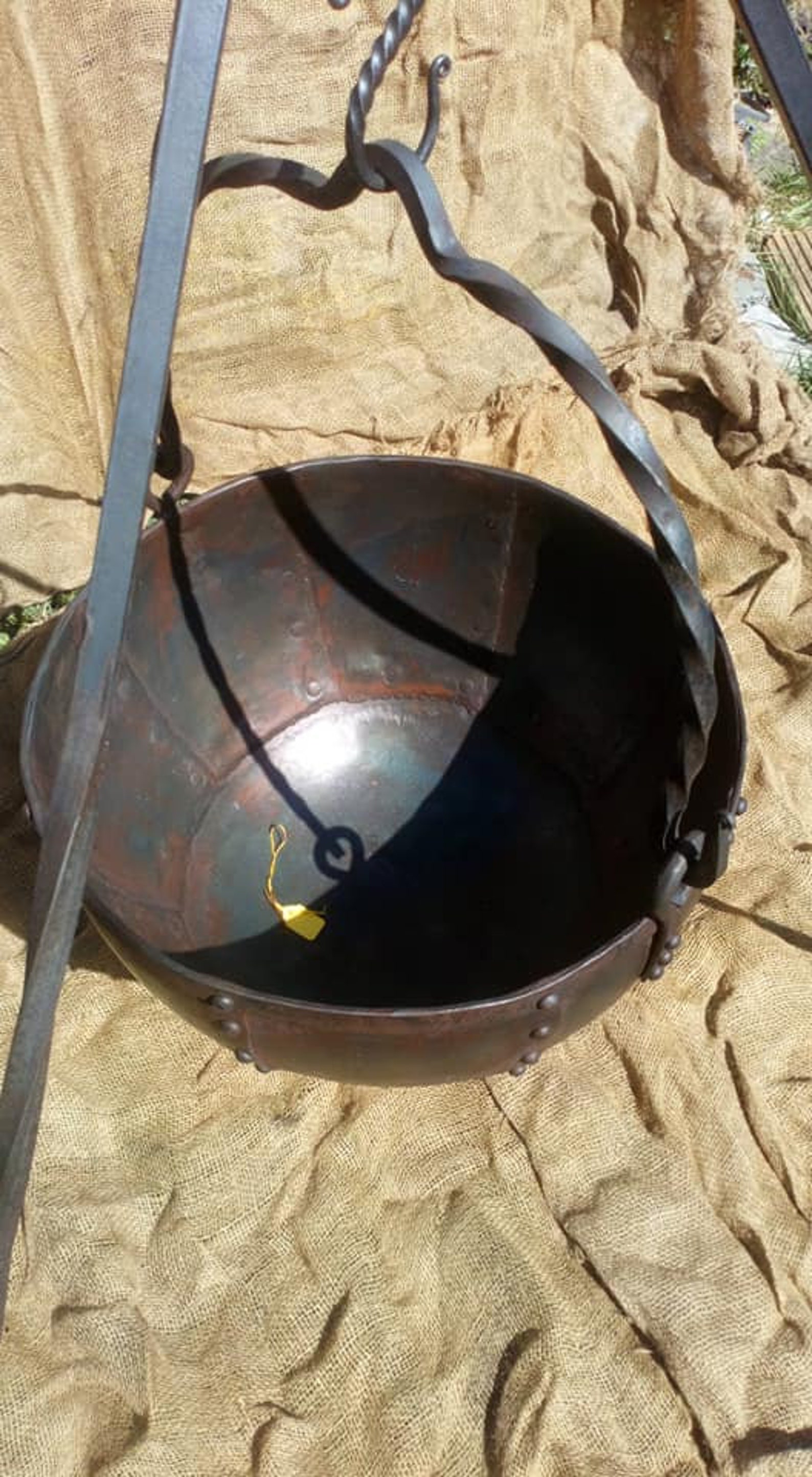 Viking Medieval Cauldron Cooking Pot 4 Litres Reenactment Larp Osberg ...